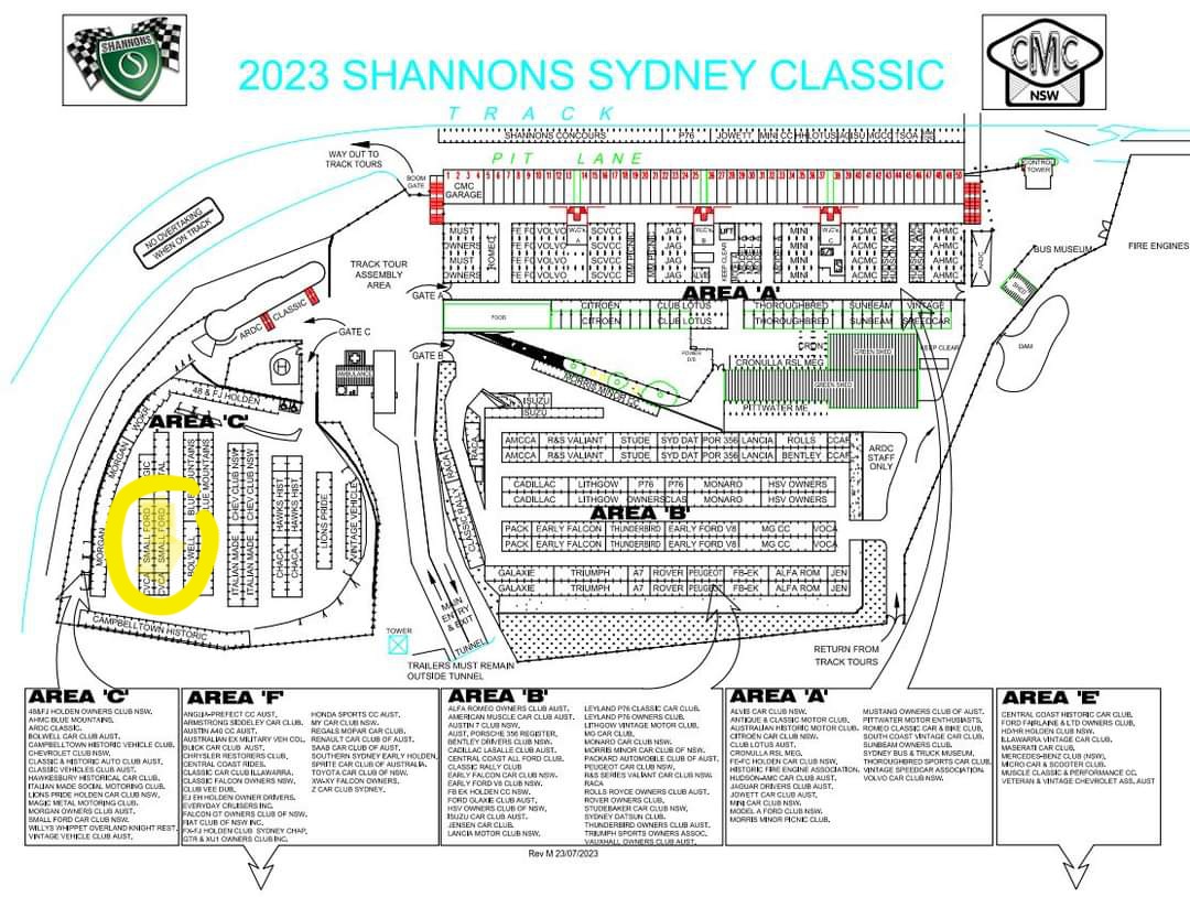 Small Ford Car Club Forum - Shannons Sydney Classic 20 August 2023